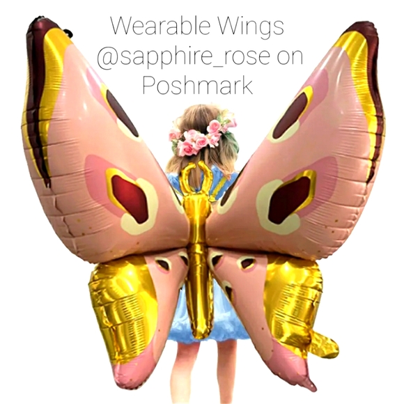 @sapphire_rose | Accessories | New Wearable Butterfly Wings Inflatable ...
